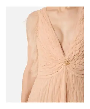 Elisabetta Franchi Red Carpet Tulle Gown - Nude