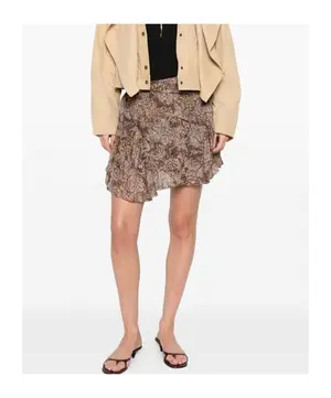 Isabel Marant Étoile Camia Skirt - Beige/brown
