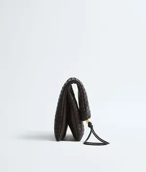 Bottega Veneta Intrecciato Nappa Leather Giornale Pouch - Espresso