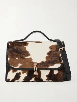 Gabriela Hearst Leonora Cow-print Calf Hair Satchel - Multicolor