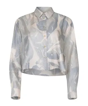 ALYSI Printed Silk Shirt