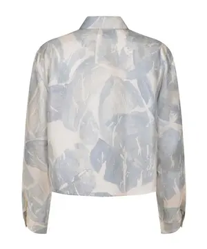 ALYSI Printed Silk Shirt