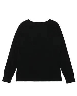 Max Mara Round Neck Long Sleeve Pullover - Black