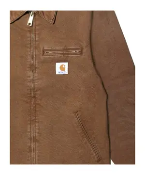 Carhartt Work In Progress Zip-up Work Jacket - Brown