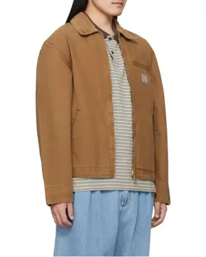 Carhartt Work In Progress Zip-up Work Jacket - Brown
