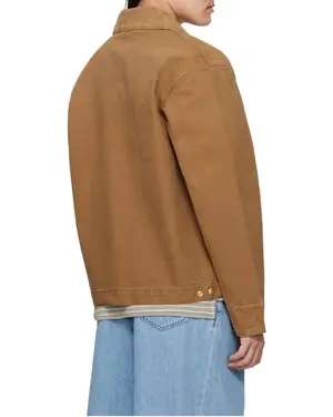 Carhartt Work In Progress Zip-up Work Jacket - Brown