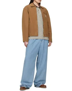 Carhartt Work In Progress Zip-up Work Jacket - Brown