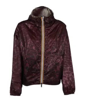 K-WAY Laurettee Super Light Reversible Hooded Jacket - Gray