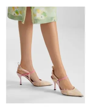 Fendi Colibrì Lite Slingback Heeled Pumps