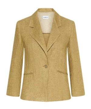 Marella Slim-fit Faded Linen Blazer