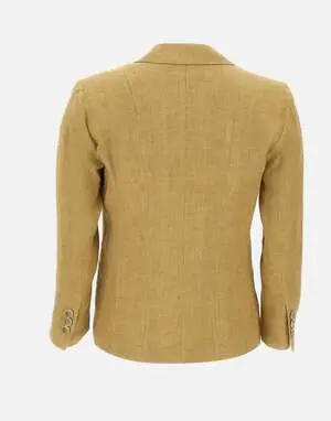 Marella Slim-fit Faded Linen Blazer