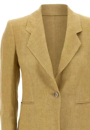 Marella Slim-fit Faded Linen Blazer