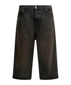 Our Legacy Capri Cut Relaxed Denim Shorts