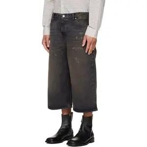 Our Legacy Capri Cut Relaxed Denim Shorts
