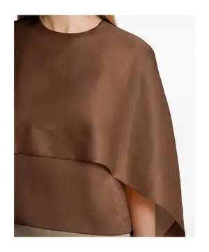 Alberta Ferretti Cut-out Detailed Crewneck Top