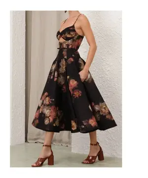 Zimmermann Hypnotic Twist Midi Dress