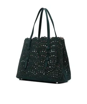 Alaïa Mina 25 Mini Tote Bag - Black