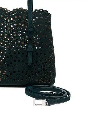 Alaïa Mina 25 Mini Tote Bag - Black