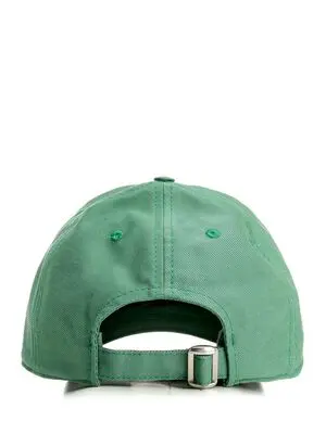 Celine Triomphe Baseball Cap In Washed Cotton Gabardine - Green