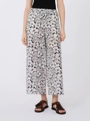 Max Mara Nirvana Floral-pattern Trousers