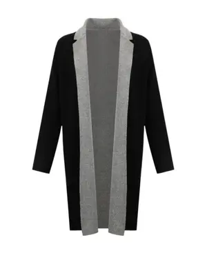 Max Mara Long-sleeved Coat - Black