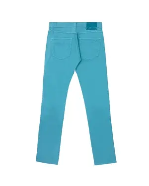 Versace Logo Straight Jeans - Blue