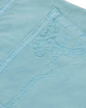 Versace Logo Straight Jeans - Blue