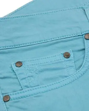 Versace Logo Straight Jeans - Blue