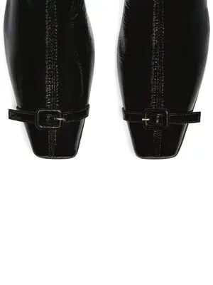 COURREGES Buckled Flat Boots