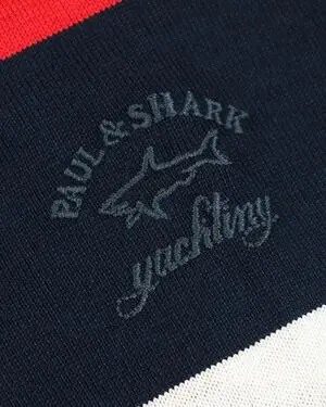 PAUL  SHARK Striped Long-sleeved Polo Shirt