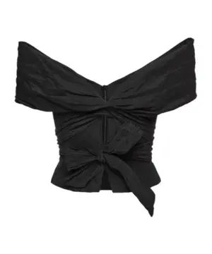 Magda Butrym Tie Neck Blouse