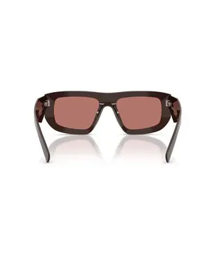 Prada Geometric Frame Sunglasses - Black