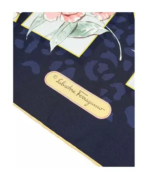 FERRAGAMO Printed Silk Scarf - Multicolor