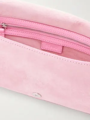 Staud Harlow Shoulder Bag With Buckle Detail - Pink