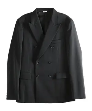 Comme Des Garçons Double-breasted Wool Jacket