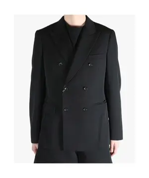 Comme Des Garçons Double-breasted Wool Jacket
