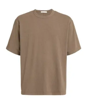 THE ROW Steven Cotton T-shirt Light Sepia - Brown