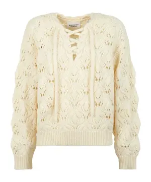 Isabel Marant Étoile Wendy Lace-up Knitted Sweater