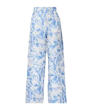 Stella McCartney Sunglasses Print Pajama Trousers - Blue
