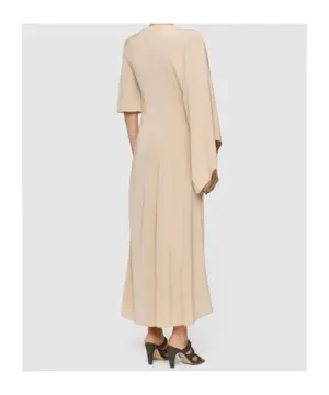 JOSEPH Joya Ring-detail Maxi Dress - Powder