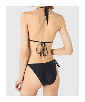 MARINE SERRE Triangle Bikini - Black