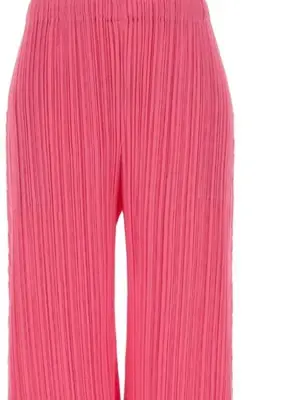 Issey Miyake Wide-leg Pleated Trousers