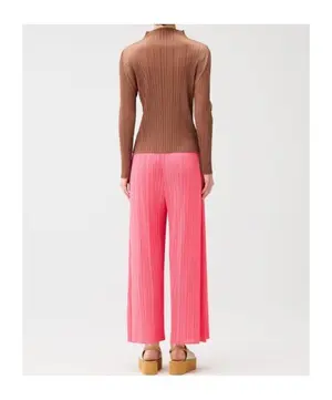 Issey Miyake Wide-leg Pleated Trousers