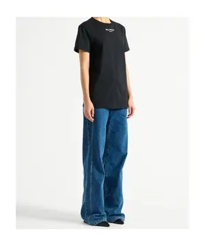 Balmain Embroidered Logo T-shirt - Black