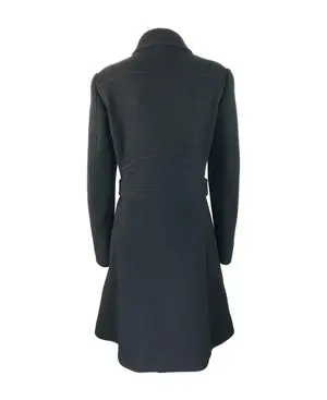 Moschino Oblique Zipper Cardigan Coat