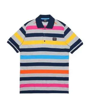 PAUL  SHARK Striped Short-sleeved Polo Shirt