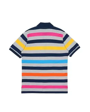 PAUL  SHARK Striped Short-sleeved Polo Shirt