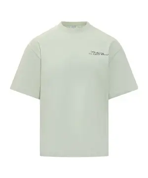 Off-White Logo Printed Crewneck T-shirt - White