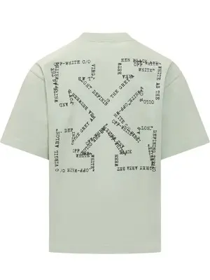 Off-White Logo Printed Crewneck T-shirt - White