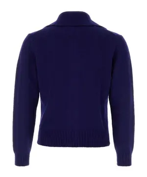 JIL SANDER High Neck Zip-up Cardigan - Black